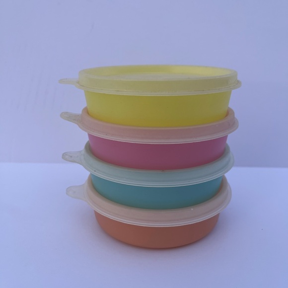 Tupperware | Kitchen | Tupperware Little Wonders Snack Bowls 6oz 286 ...